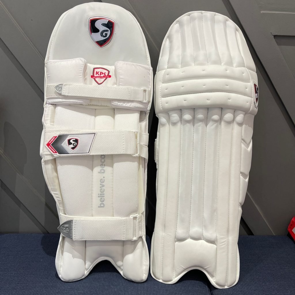 Sg Test White batting legguard – Crown Cricketer
