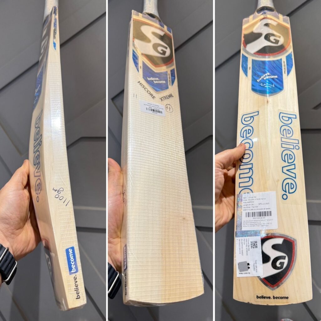 SG Hiscore Xtreme Harrow Bat – Crown Cricketer