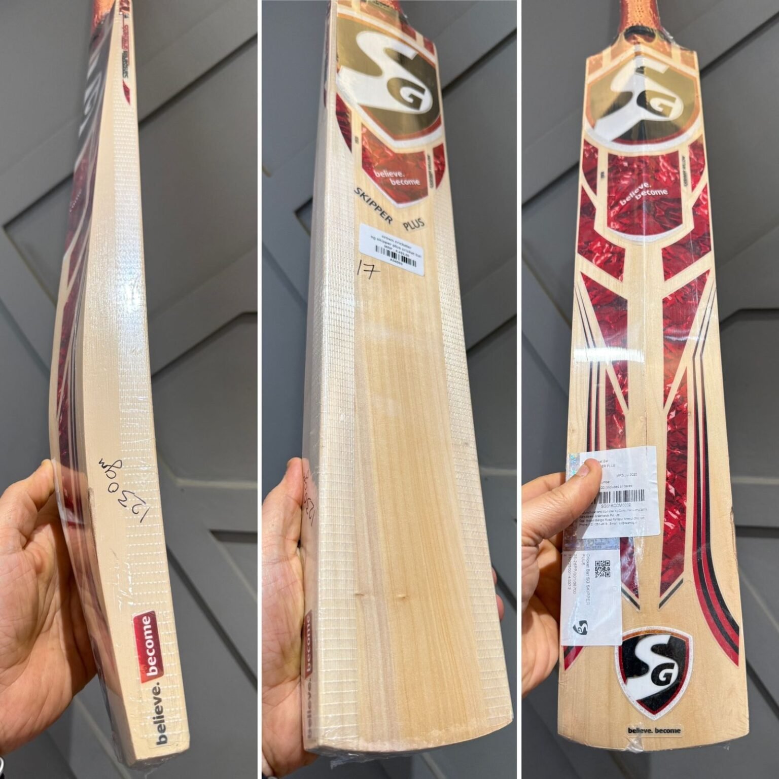 SG Skipper Plus Cricket Bat – Crown Cricketer