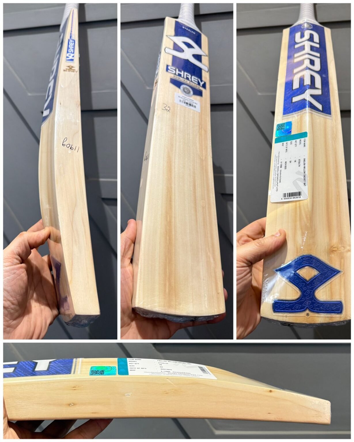 Shrey Stealth Cricket Bat – Crown Cricketer