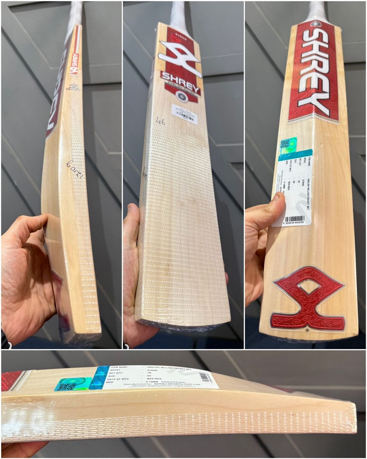 Shrey Strike Cricket Bat – Crown Cricketer
