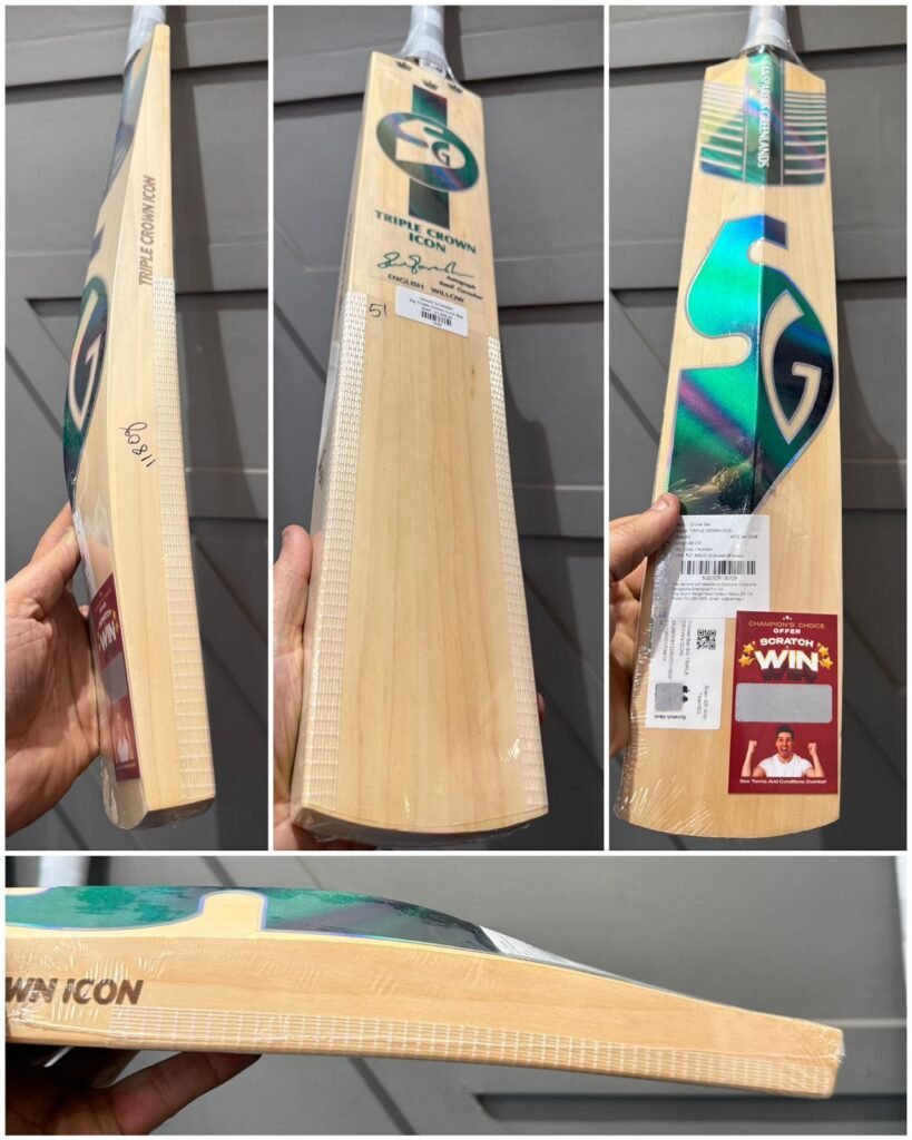 SG Triple Crown Icon Bat – Crown Cricketer
